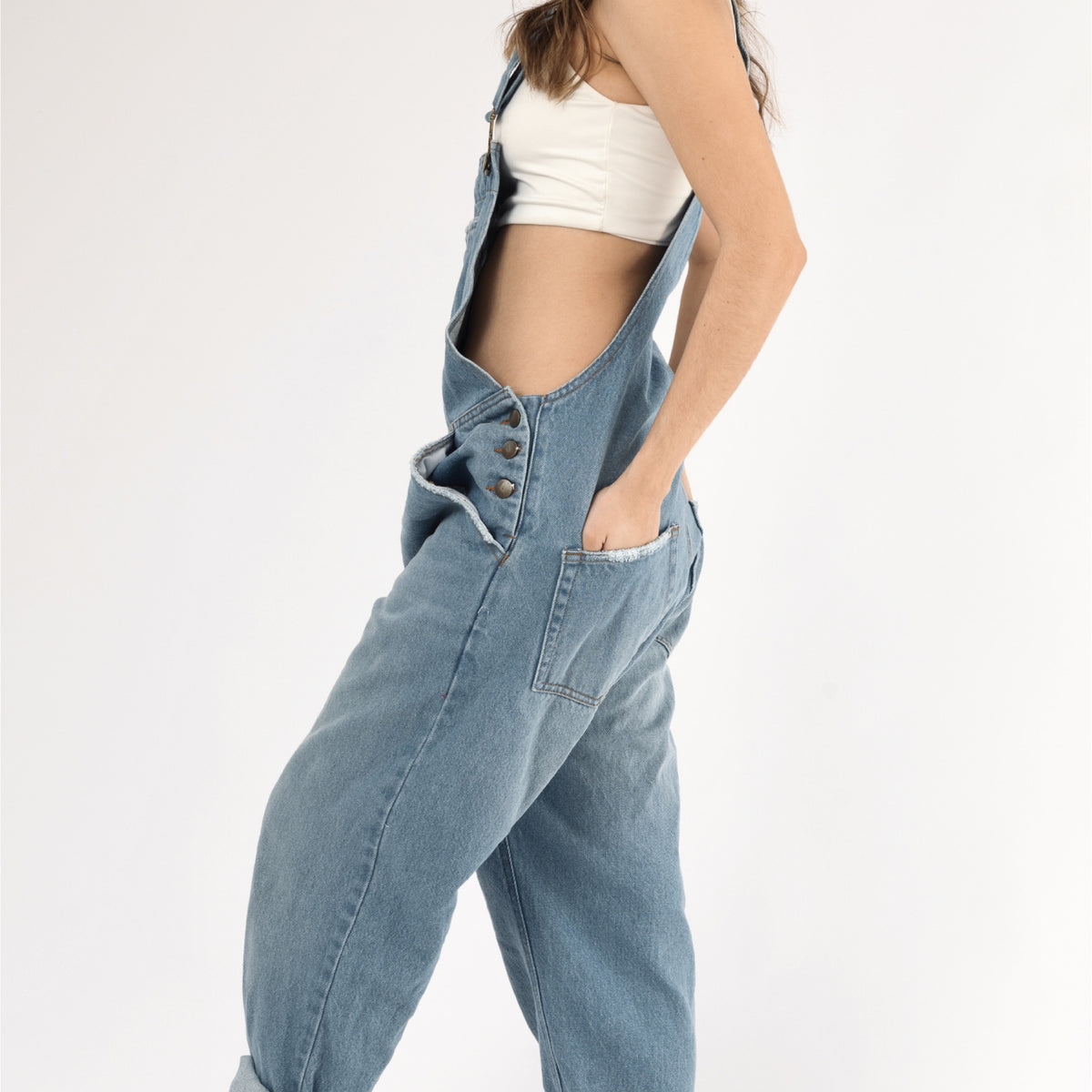 Boyfriend Denim Overall – ANA MARIA DESSIN